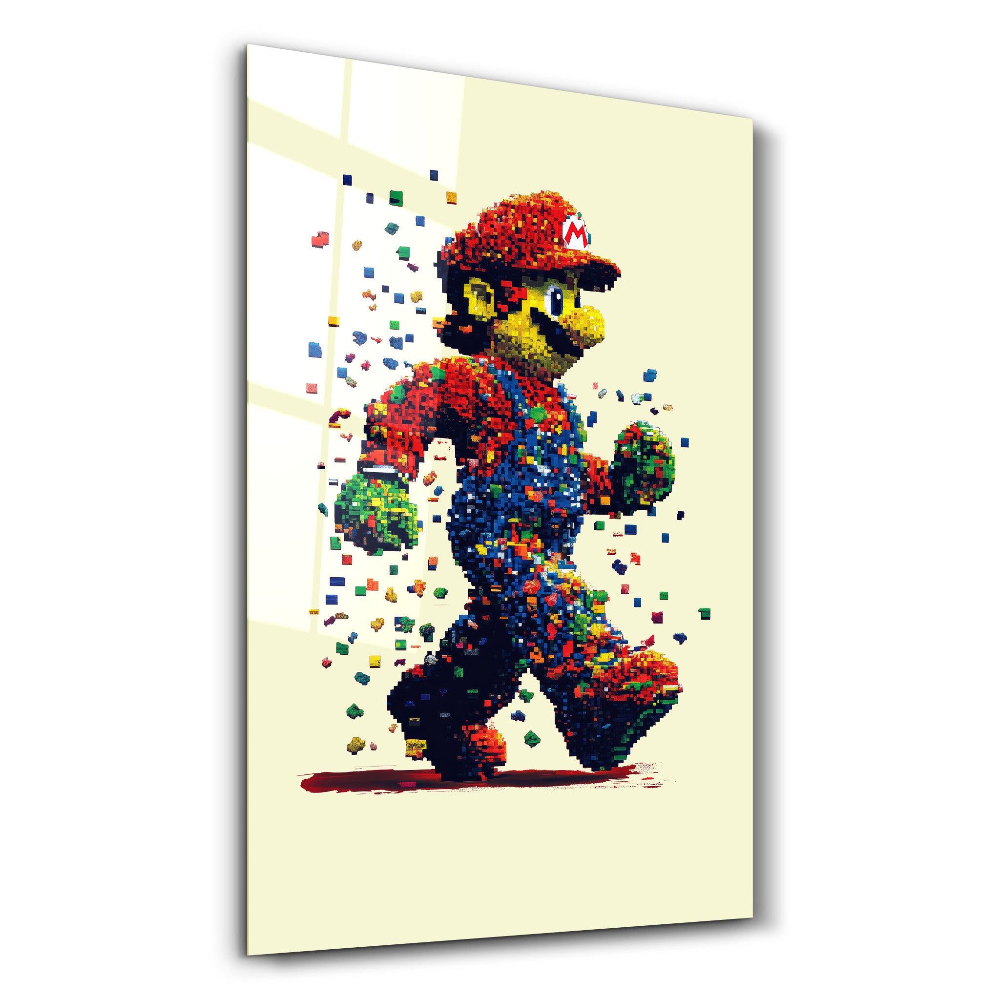 Pixel SPR M | Designers Collection Glass Wall Art | Artdesigna
